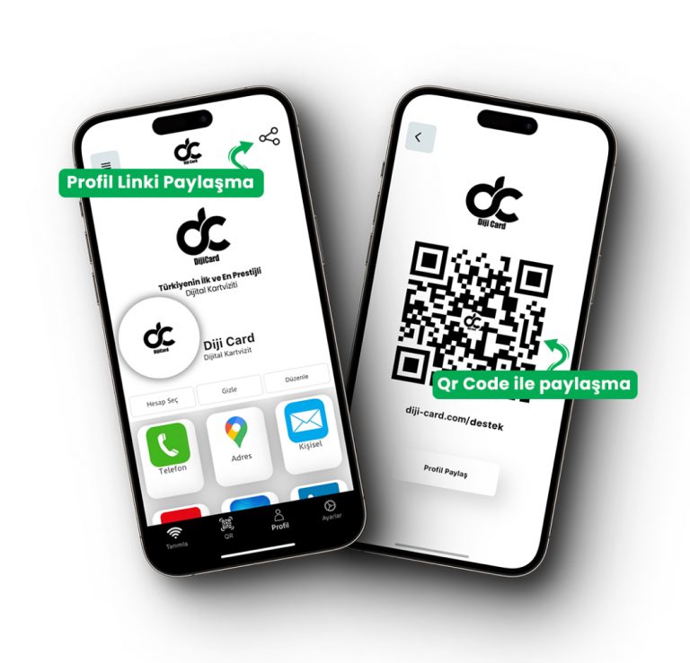 Diji Aktivasyon Kodu - Link & Qr paylaşım - Diji Card